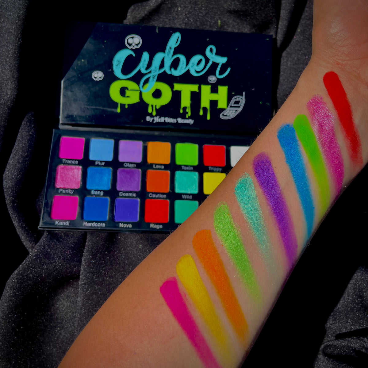 Cyber Goth Eyeshadow palette – Hell Bites Beauty